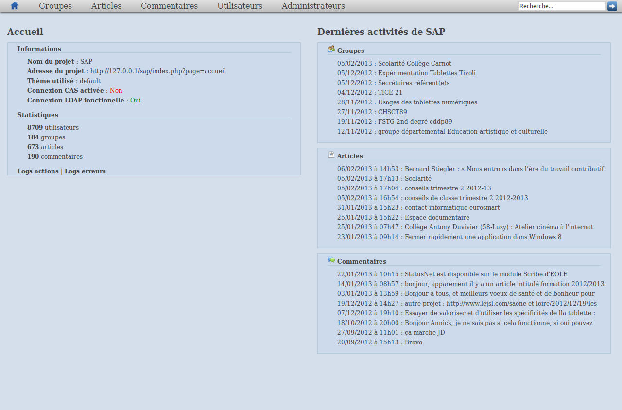 Sap Documentation Utilisateur Mutualisation